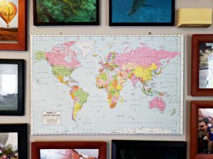 Creating A Travel Gallery Wall With A Map