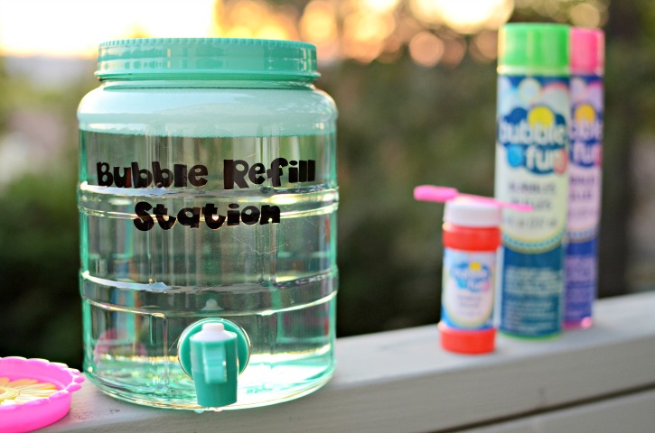 Easy DIY Bubble Refill Station