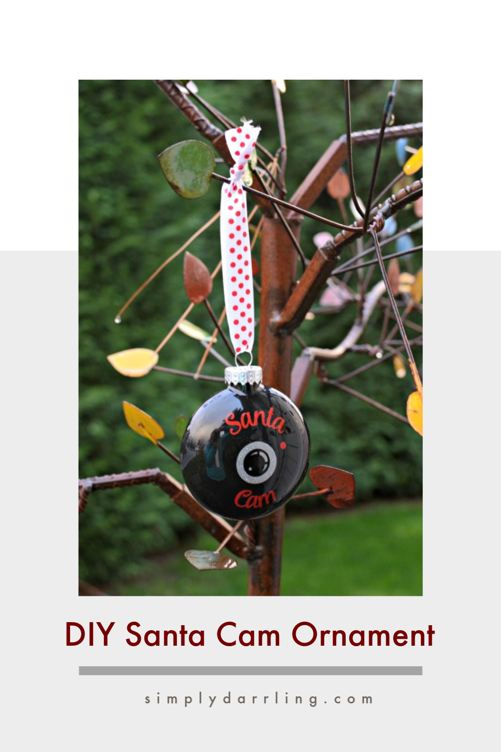 DIY Santa Cam Ornament