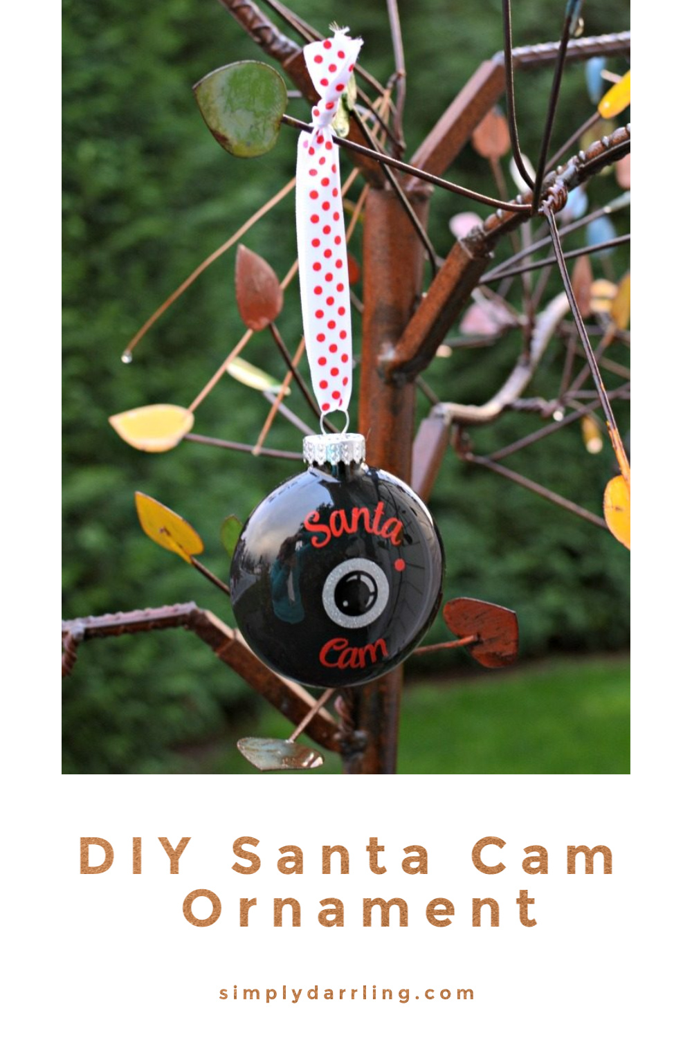 DIY Santa Cam Ornament