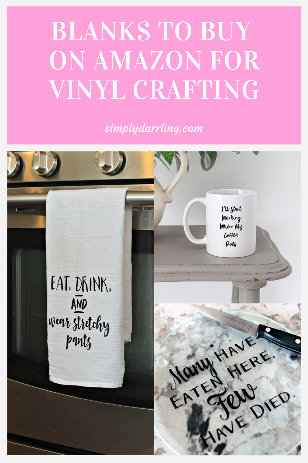 100+ Blanks to Buy on Amazon for Vinyl Crafting