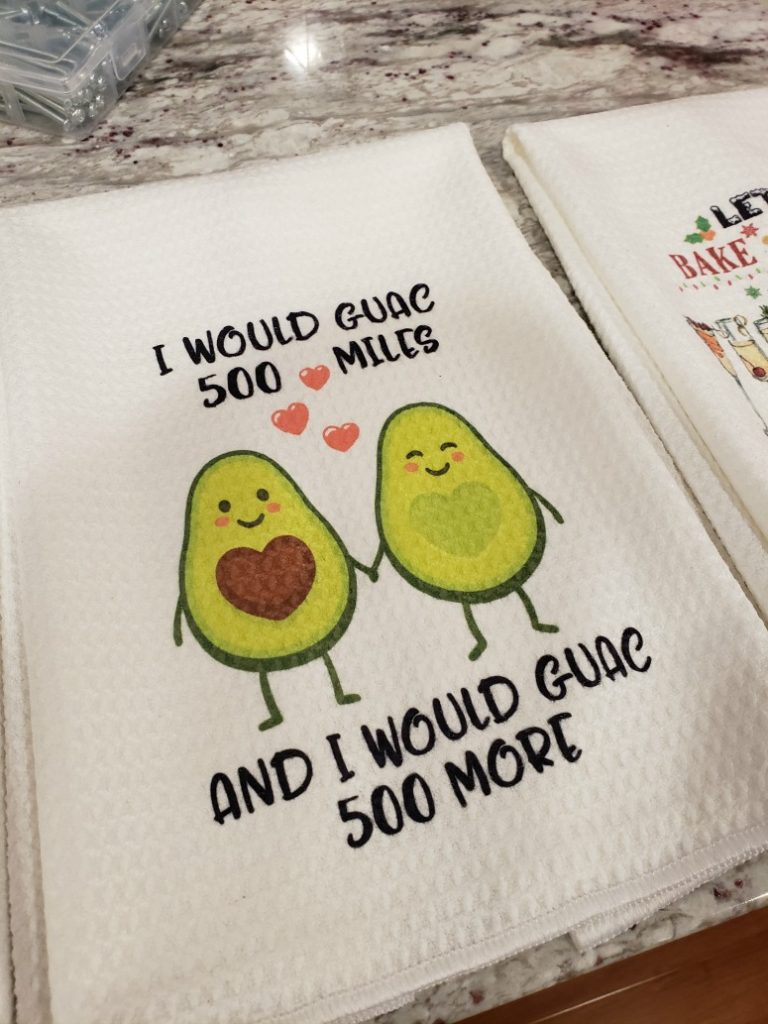 How to Sublimate Kitchen Towels